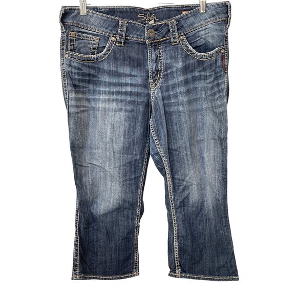 Silver Jeans | Jeans | Silver Jeans Co Mckenzie Capri Denim Jeans Size ...